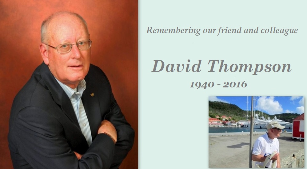 Remembering our friend and colleague David Thompson (1940 - 2016 ...
