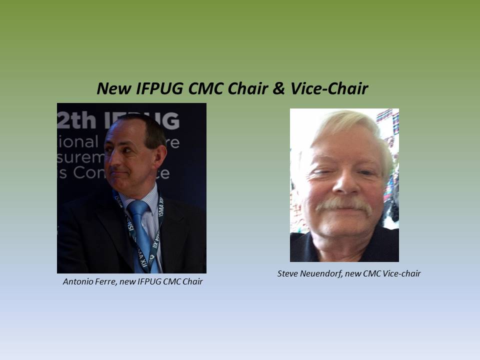 Antonio Ferre New Ifpug Cmc Chair Ifpug International Function Points Users Group 