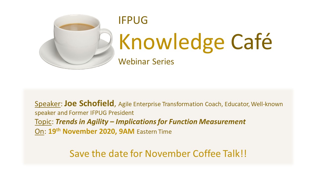 Cafe Webinar Series Trends In Agility Implications For Function Measurement Ifpug 