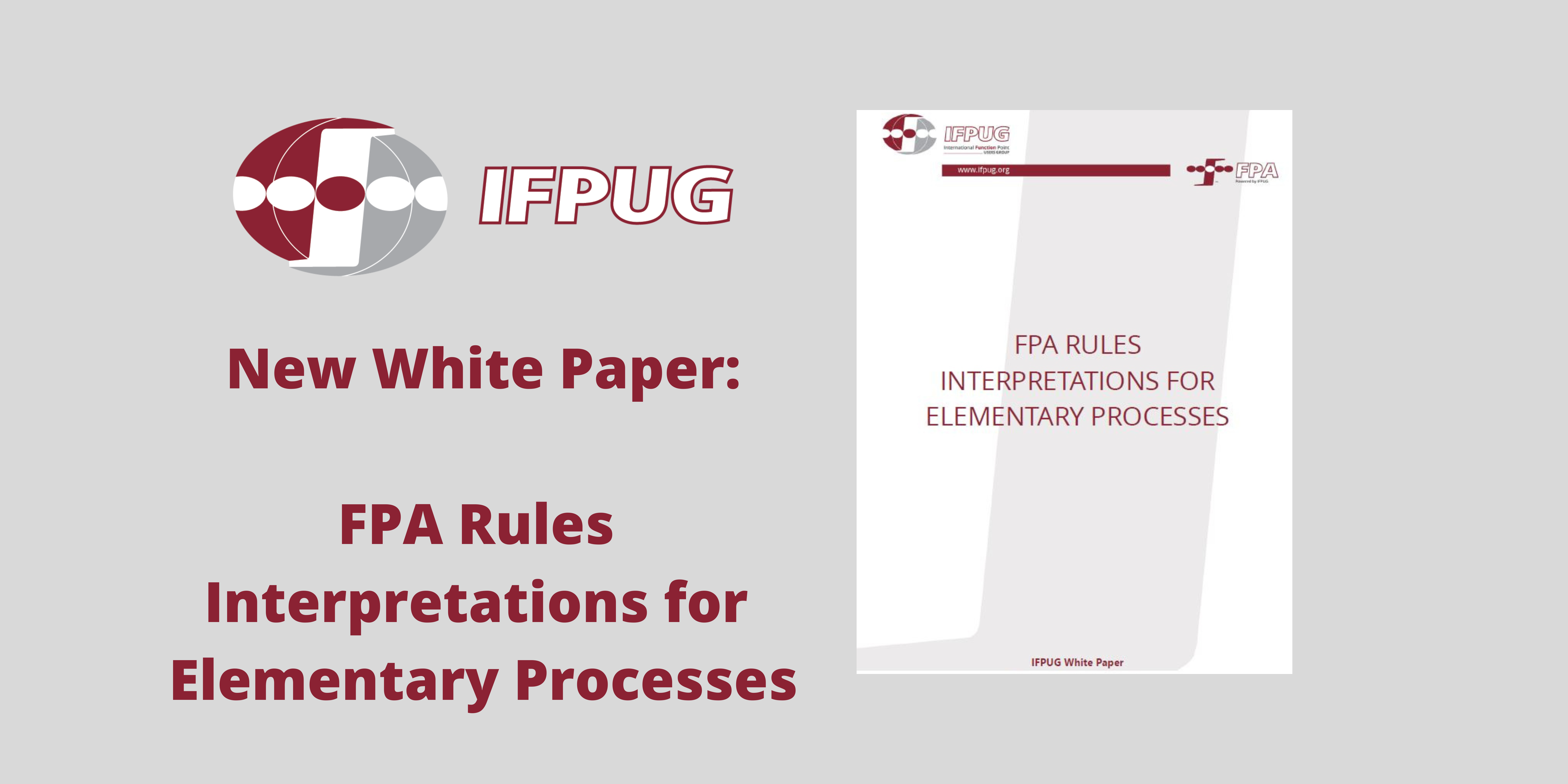 New White Paper: FPA Rules Interpretations for Elementary Processes ...